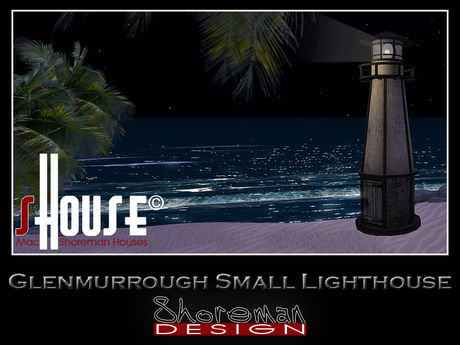 Second Life Marketplace - sHouse Glenmurrough Small Lighthouse