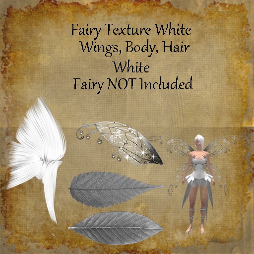 Second Life Marketplace - Bad Katz Fairy Texture White