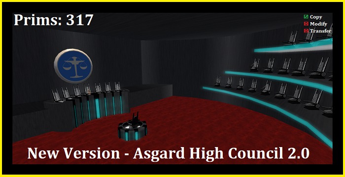 Second Life Marketplace - Asgard High Council Room - New Price