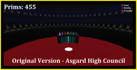 Second Life Marketplace - Asgard High Council Room - New Price