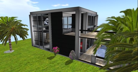 Second Life Marketplace - The Start - full furnished house skybox