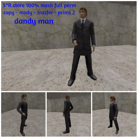 Second Life Marketplace - S*R.store 100% mesh full perm dandy man