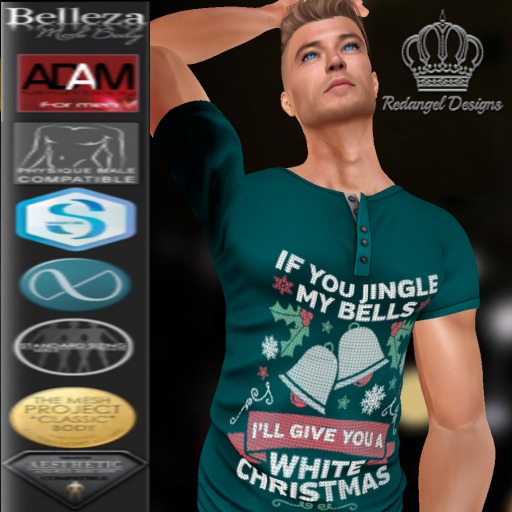 Second Life Marketplace - RD - If you jingle my bell shirts (ALL BODIES)