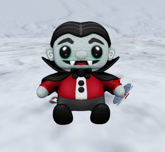 Second Life Marketplace - Intrigue Co. - Plushie Pals: Darcy the Vampire