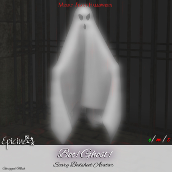 Second Life Marketplace - Epicine - Boo! Ghost! - Scary Bedsheet Avatar