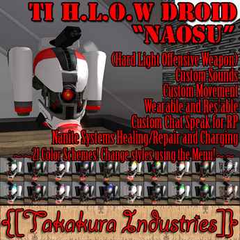 Second Life Marketplace - TI Droid Master Pack 2 (8 Droids) OS3 by ...