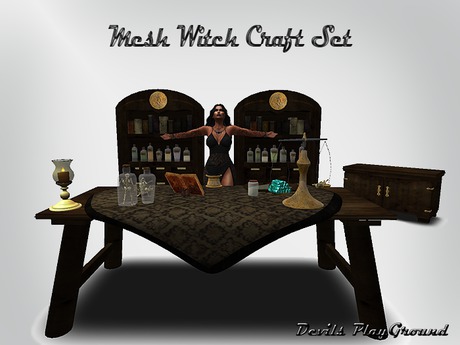Second Life Marketplace - Mesh Witch Craft Set