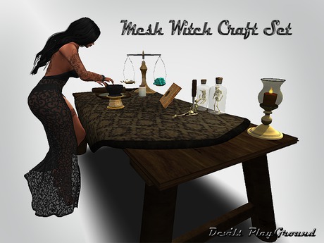 Second Life Marketplace - Mesh Witch Craft Set