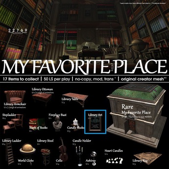 Second Life Marketplace - 22769 - Library Art - COMMON