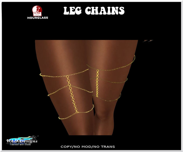 Second Life Marketplace - LEG CHAINS SLINKS HOURGLASS