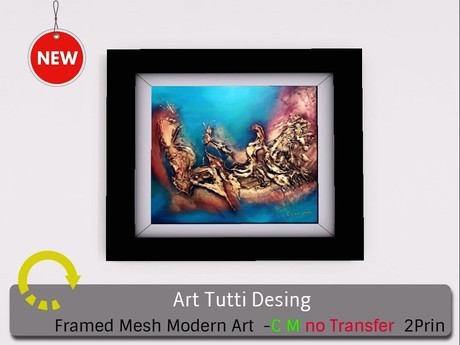 Second Life Marketplace - Art Tutti Design-Framed
