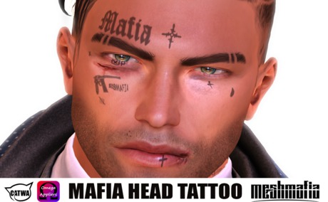 Second Life Marketplace - Mafia Head Tattoo