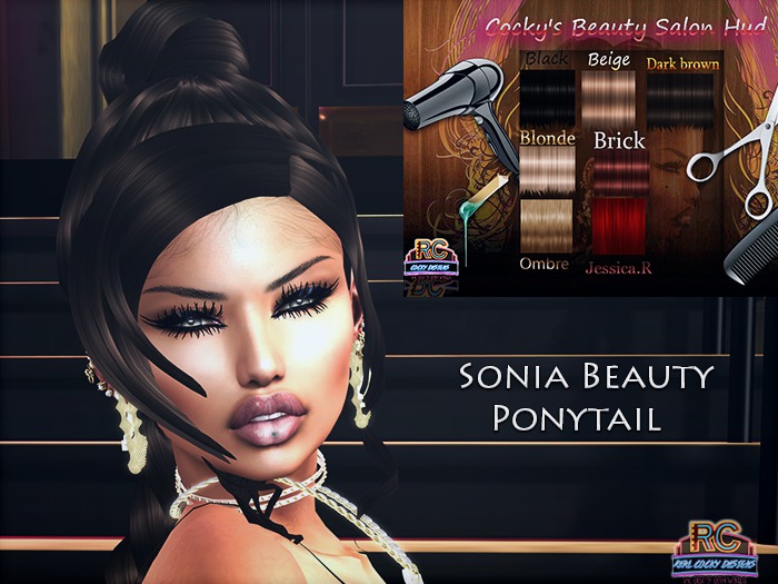 Second Life Marketplace - {RC}Sonia Beauty Ponytail