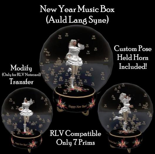 Second Life Marketplace - New Year Music Box (Auld Lang Syne)