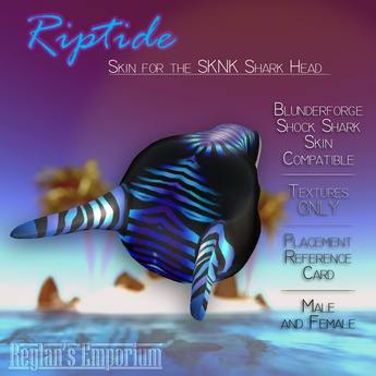 Second Life Marketplace - -Reylan's Emporium- SKNK Riptide Shark Head ...