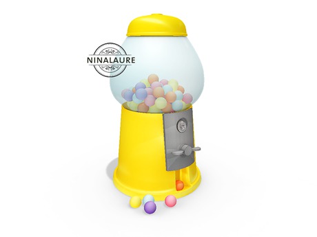 Second Life Marketplace - floorplan. gumball machine / yellow
