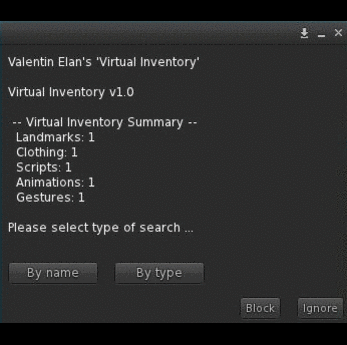 Second Life Marketplace - Virtual Inventory v1.1 ( Organize, Store ...