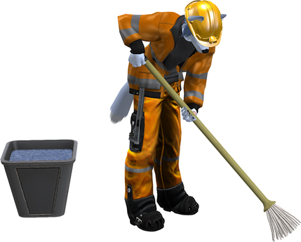 Second Life Marketplace - [:AT:] Mop & Bucket Cleaning System