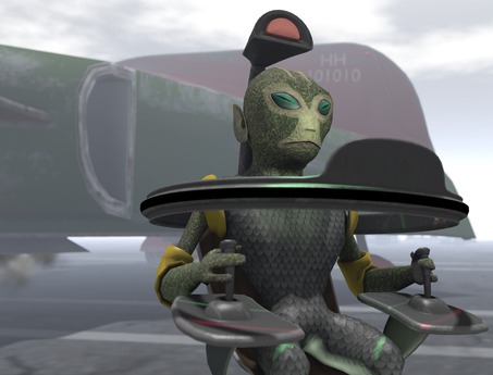 Second Life Marketplace - Alien Mind Hat