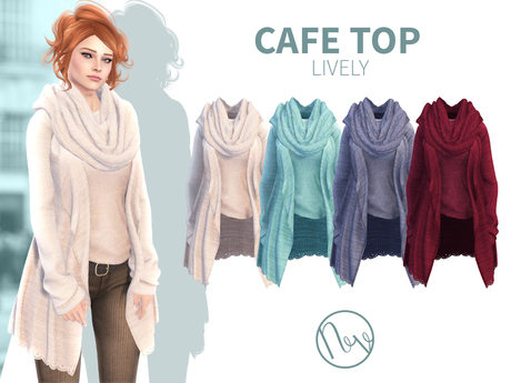 Second Life Marketplace - neve top - cafe lively