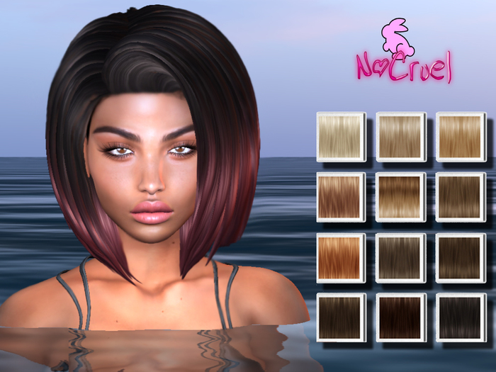Second Life Marketplace - DAE FILES - Jimma Mesh Hair Full Perm