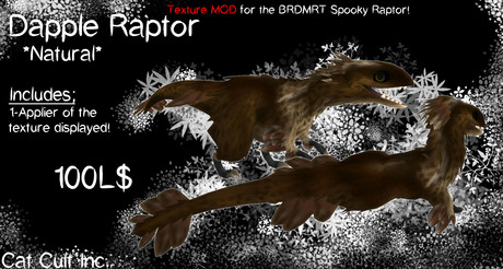 Second Life Marketplace - Spooky Raptor Dapple Natural MOD