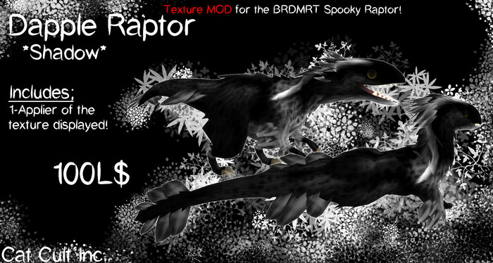 Second Life Marketplace - Spooky Raptor Dapple Shadow MOD
