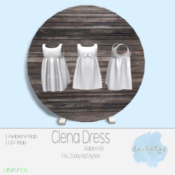 Second Life Marketplace - Zoobatos - Clena Dress Kit ZOOBY (boxed)