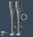 Second Life Marketplace - KITJA - Alisa Socks #20 GREY (Maitreya Lara)