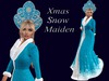Second Life Marketplace - "SL" Xmas Snow Maiden - Blue