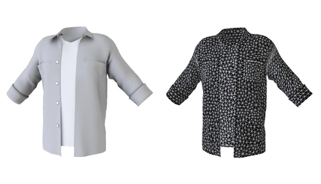Second Life Marketplace - Full Perm Male Open Front Shirt With Tshirt ...