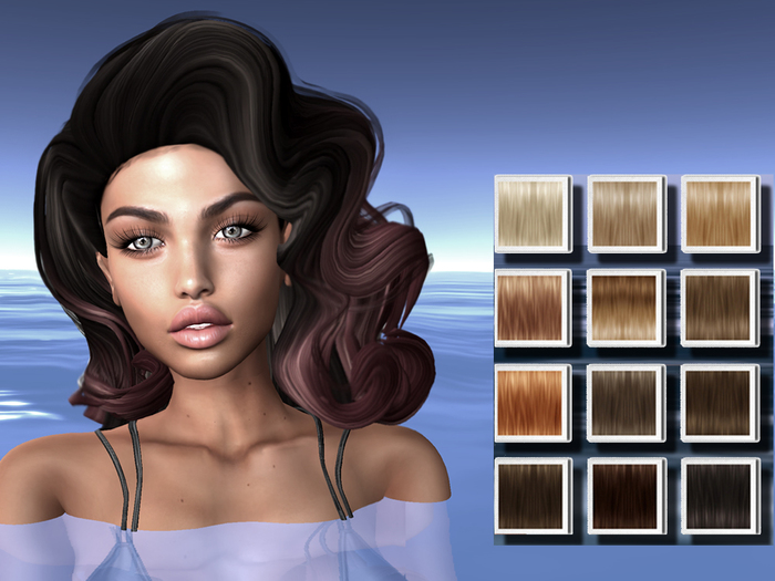 Second Life Marketplace - DEMO NoCruel Monroe Mesh Hair Full Perm