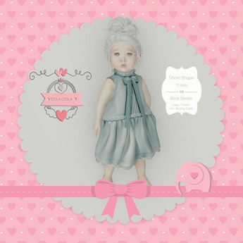 Second Life Marketplace - {Toola Loola} Snow TD Baby Shape - Bento Mesh ...
