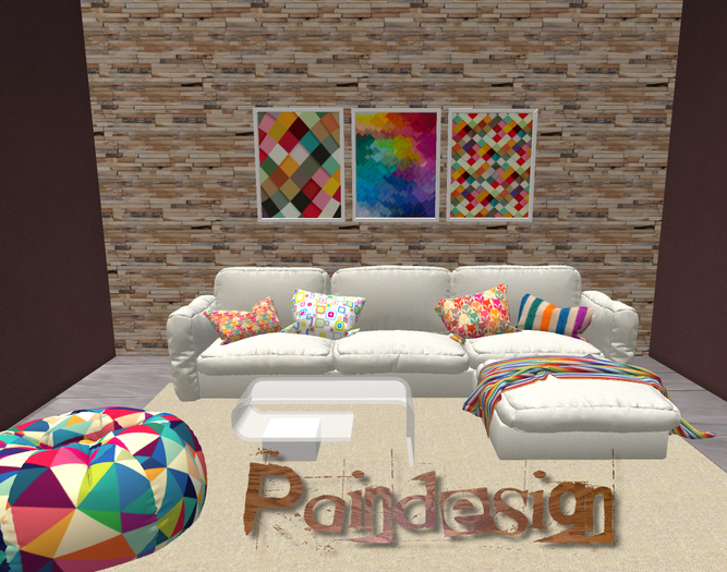 Second Life Marketplace - Living Room "Sunshine" (PG version)