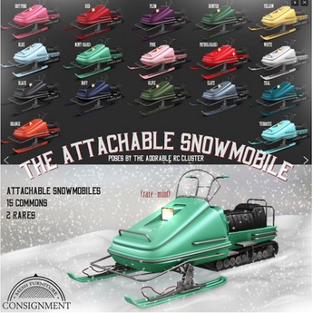Second Life Marketplace - [Con.] Snowmobile attachable - WEAR ME ...