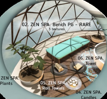 Second Life Marketplace - Concept} *04. ZEN SPA. Candles
