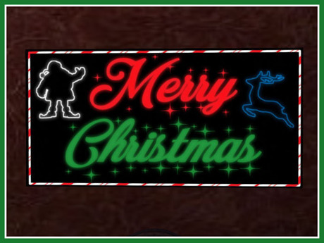 Second Life Marketplace - RE Animated Merry Christmas Sign - Fun Xmas ...