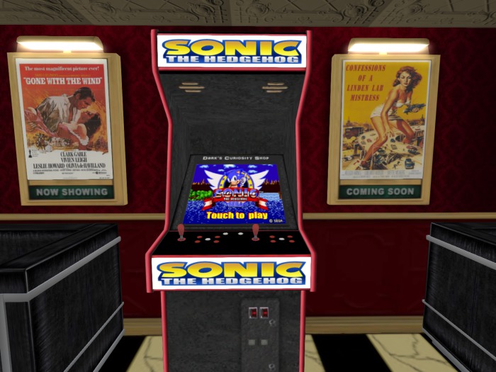 Second Life Marketplace - Sonic the Hedgehog Arcade Machine + 15 other ...
