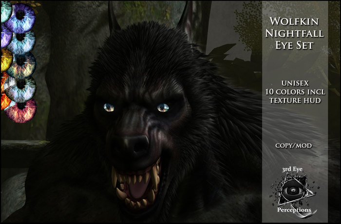 Second Life Marketplace - Wolfkin Nightfall Eyes