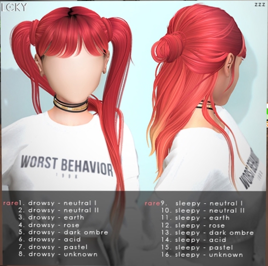 Second Life Marketplace - [LCKY] 11. ZZZ // Sleepy - Earth