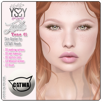 Second Life Marketplace - DEMO *YS&YS* Jude Skin Applier CATWA Bento Heads