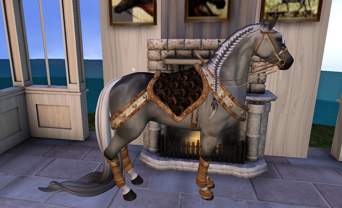 Second Life Marketplace - Rococo - Baroque Parade Tack - Golden Dream ...