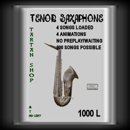 Second Life Marketplace - TS TENOR SAXOPHONE