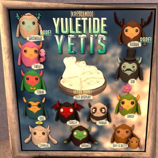 Second Life Marketplace - [Kres] Yuletide Yeti's - ULTRARARE - Yeti ...
