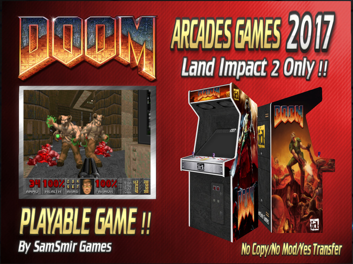 Second Life Marketplace - = Doom = Arcades Games 2017 [BOX]