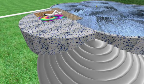 Second Life Marketplace - SELO LARGE POOL w/BEACH TOWELS (SLX)