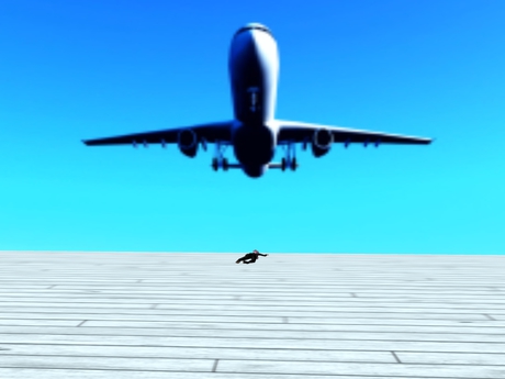 Second Life Marketplace - Airplane animated GIF with poses and sound