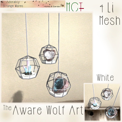 Second Life Marketplace - ~ASW~ The Aware Wolf Art ~ White