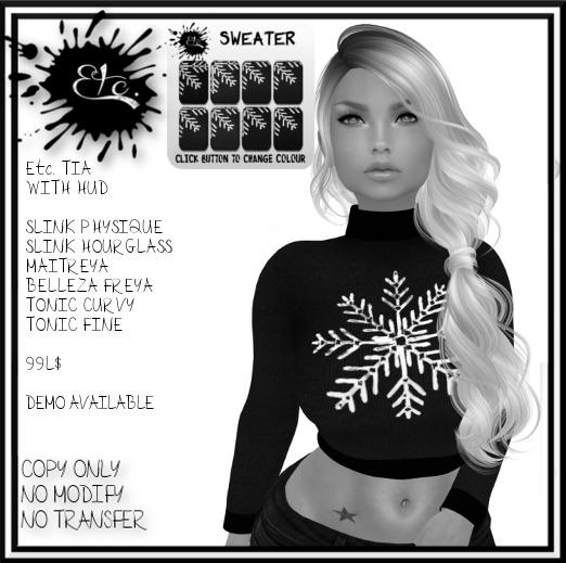 Second Life Marketplace Demo Etc Tia