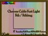 Second Life Marketplace - Chevron Cable Knit Light Rib / Ribbing ...